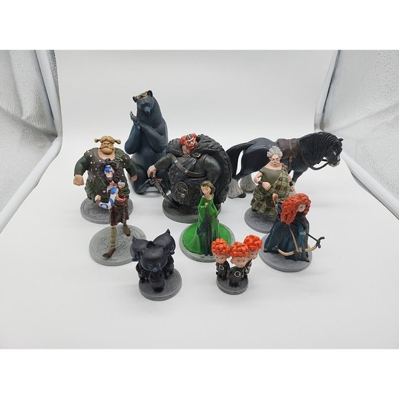 Disney Pixar | Toys | Disney Pixar Brave Set Of Pvc Cake Topper Figures ...